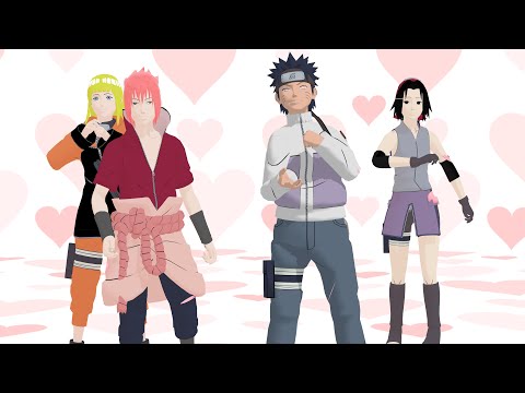[Naruto MMD] Butterfly - vocaloid (Naruhina and Sasusaku)