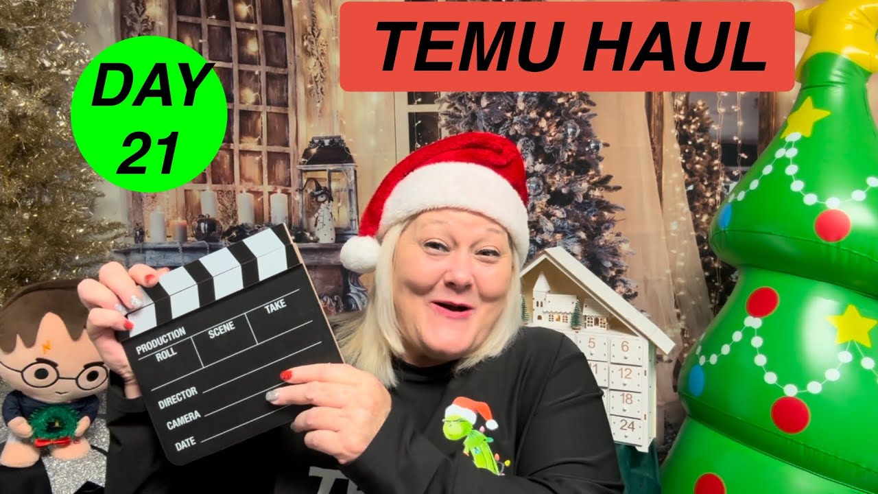 12 DAYS OF CHRISTMAS TEMU HAUL || TAKE TWO! - YouTube