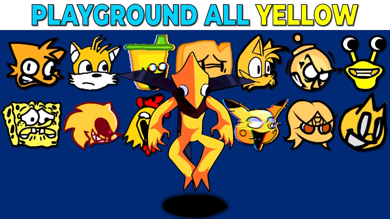 FNF Character Test | Gameplay VS My Playground | ALL Yellow Test #5 ...