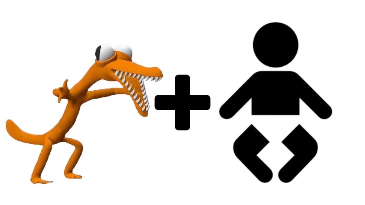 Orange + Baby = ? | Rainbow Friends Animation - YouTube