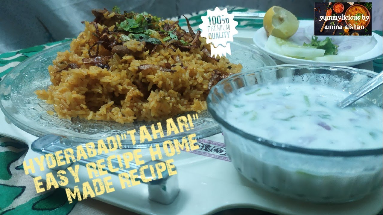 Hyderabadi "Tahari" Recipe easy and very delicious recipe - YouTube