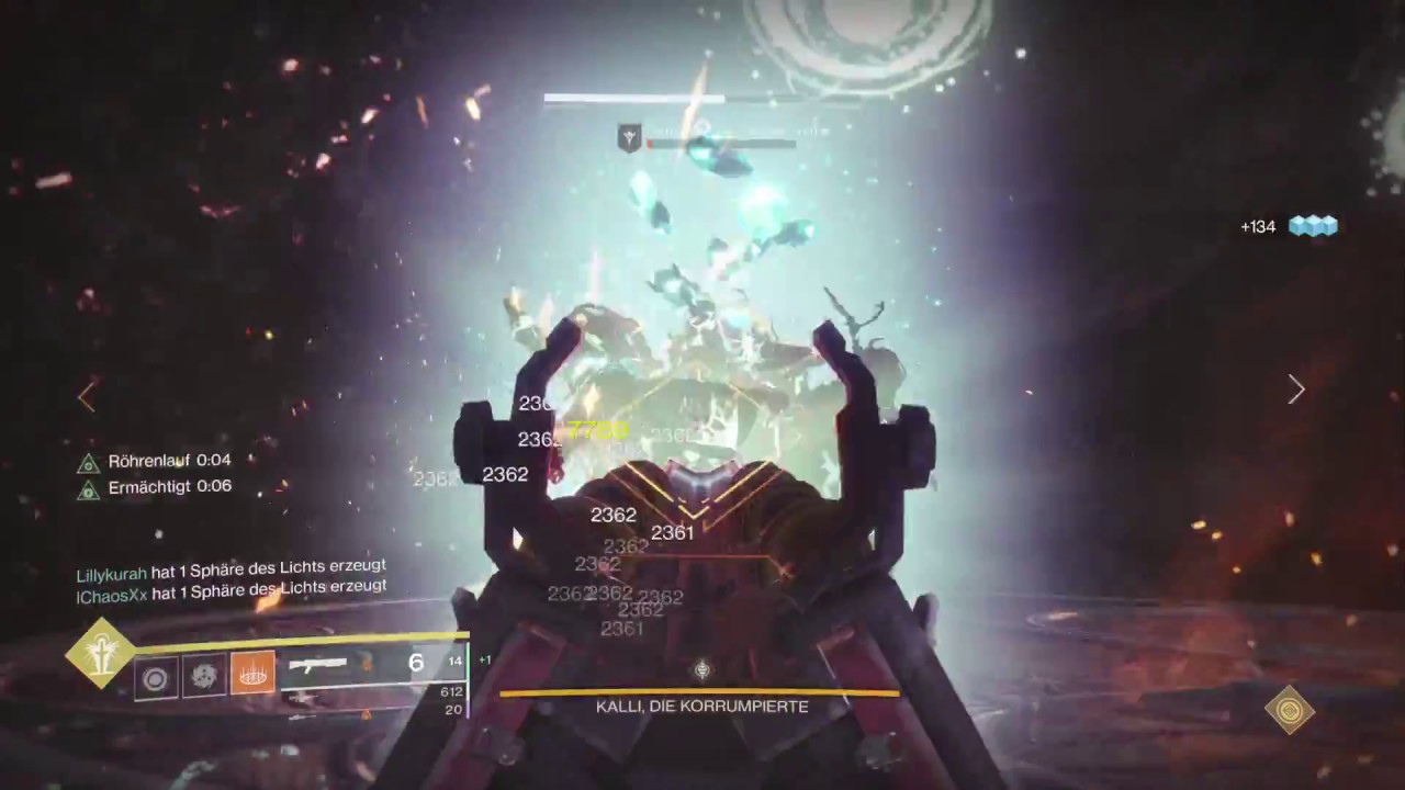 Destiny 2 - 1 TELEPORT KALLI BOSS KILL (Last Wish Raid) - YouTube