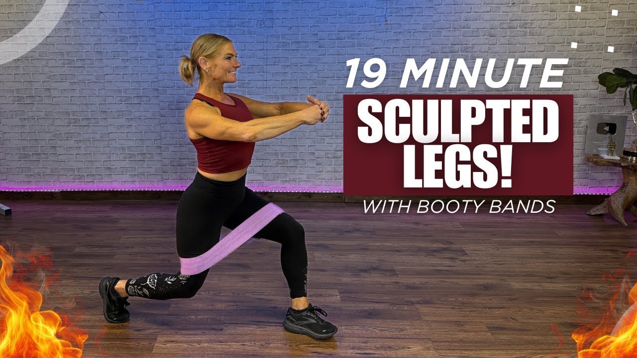 19-Min NO JUMPING Leg Sculpting Workout - ALL STANDING - YouTube