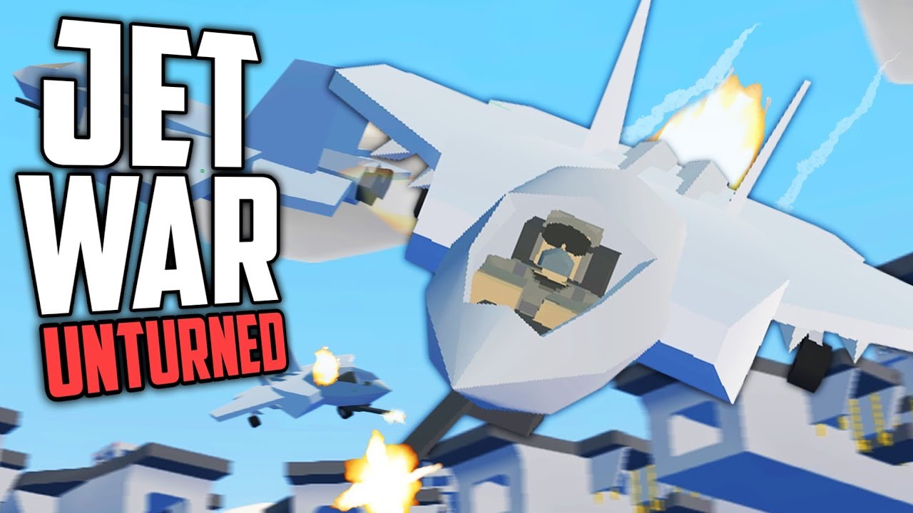 FIGHTER JET WAR in Unturned! - YouTube