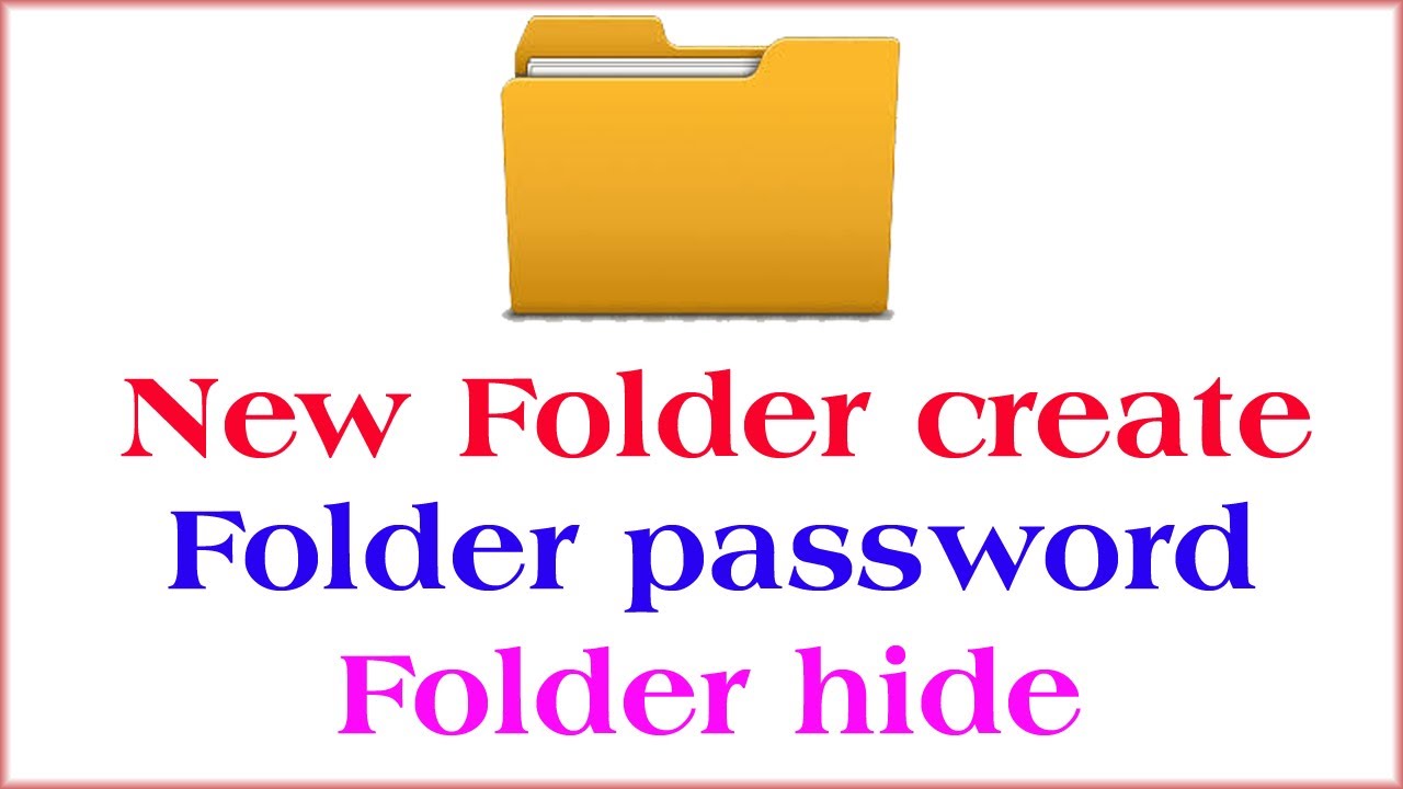 new folder | folder | create a new folder | how to make a new folder ...