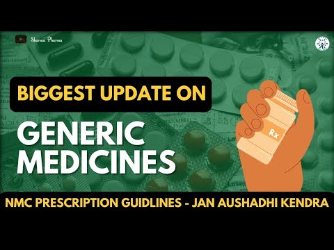 Biggest Update on Generic Medicines | NMC Prescription Guidlines! - YouTube