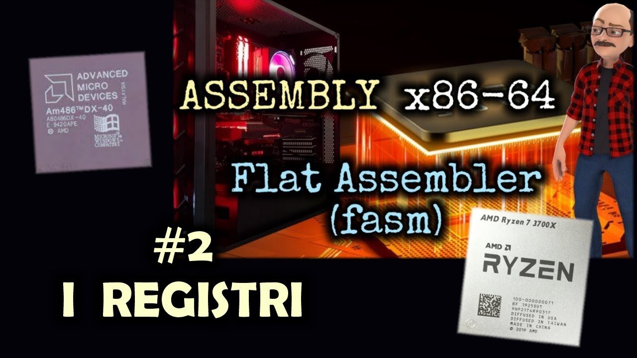 Corso di Assembly x86 / I registri / #2 - YouTube