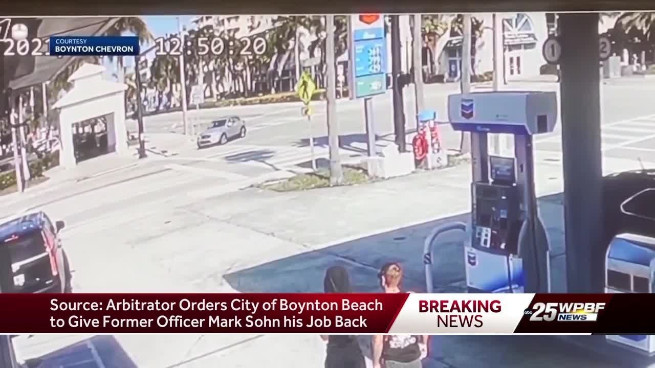 Arbitrator orders Boynton Beach to rehire Officer Mark Sohn - YouTube