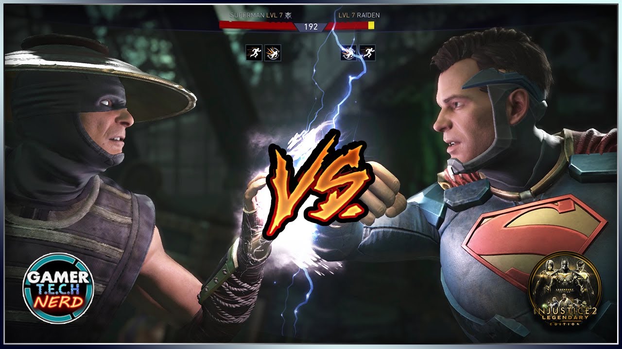 VS Battle! Superman Vs Raiden [ Injustice 2 Legendary Edition ] 1080p ...