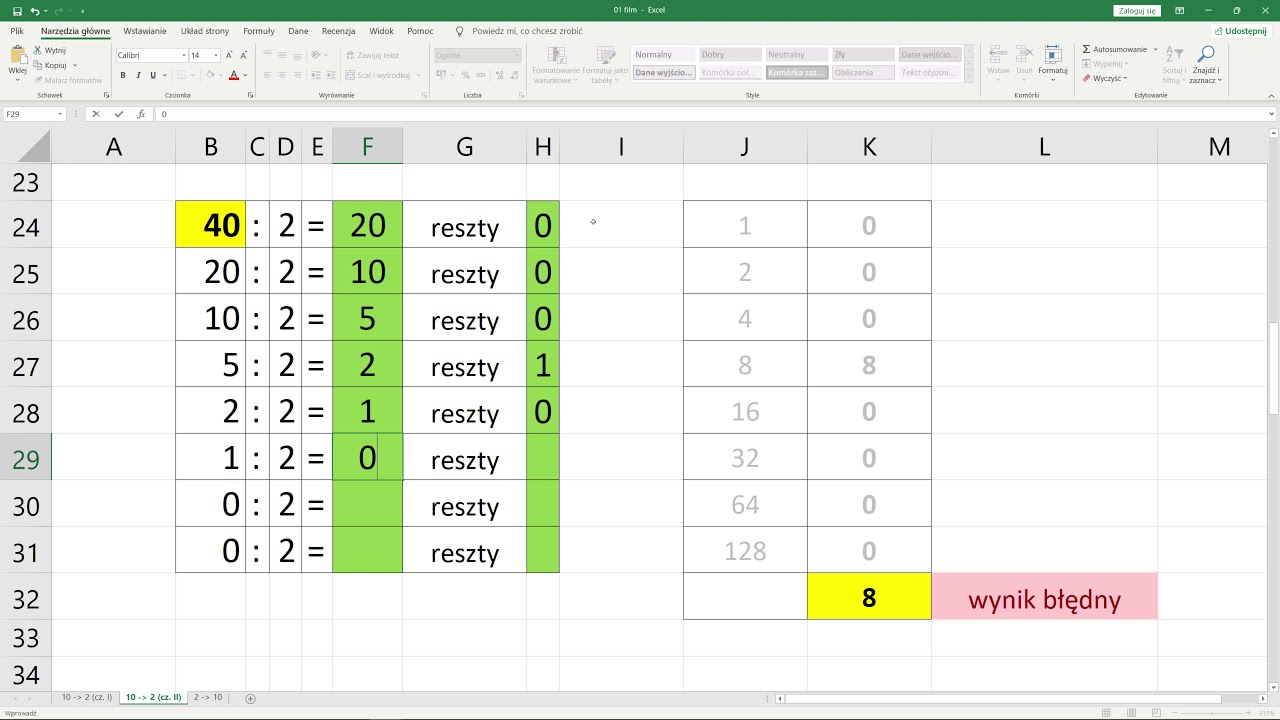 System binarny #2 - YouTube