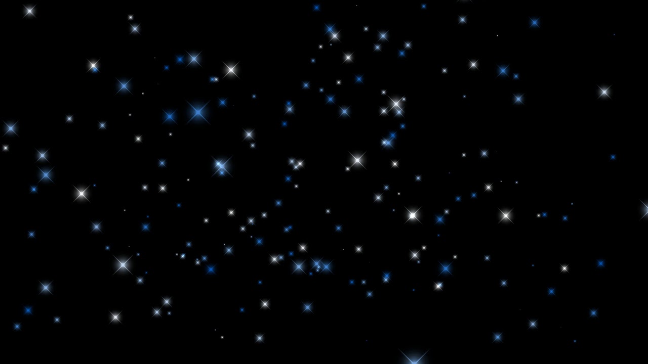 Футаж Новогоднее небо - YouTube