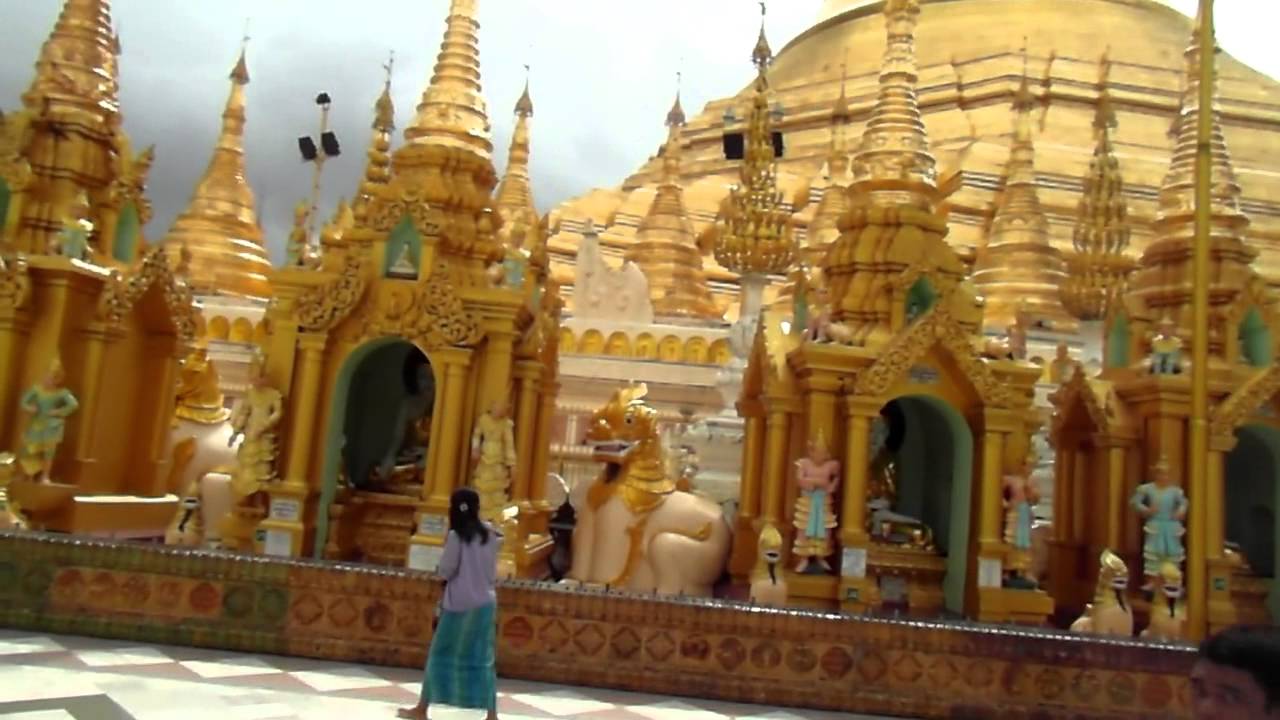 Golden Temples in Burma - YouTube