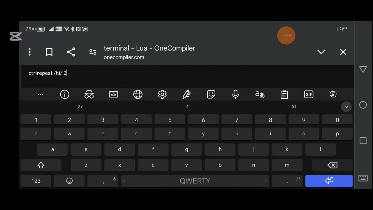 lua working terminal - YouTube