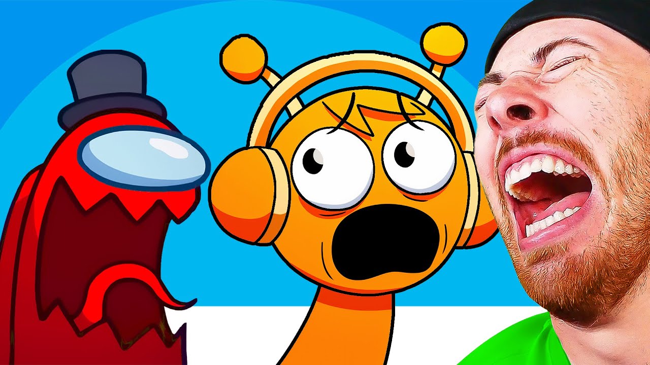 FUNNY ANIMATIONS That will Make you LAUGH (SPRUNKI Among Us) - YouTube