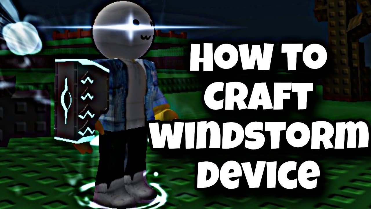 How to Craft Windstorm Device in Sols Rng Roblox | Windstorm Device ...