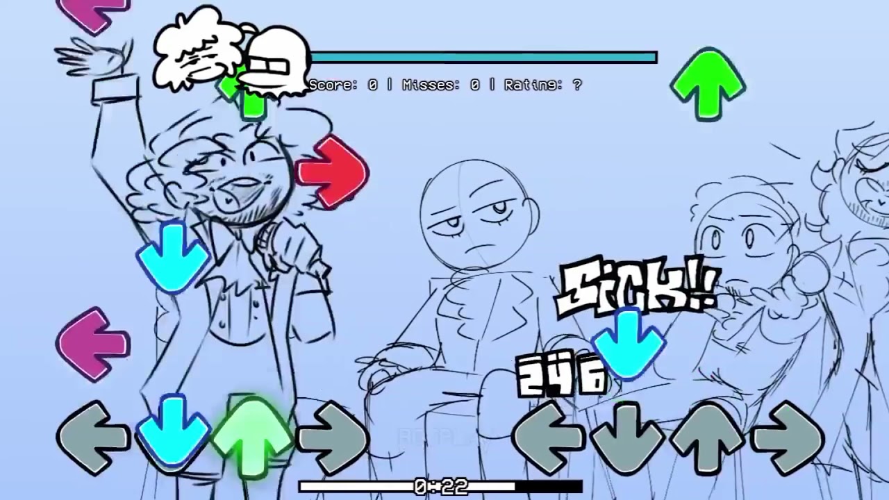 FNF: Hamilton FNF Mod but only the rap battles - YouTube