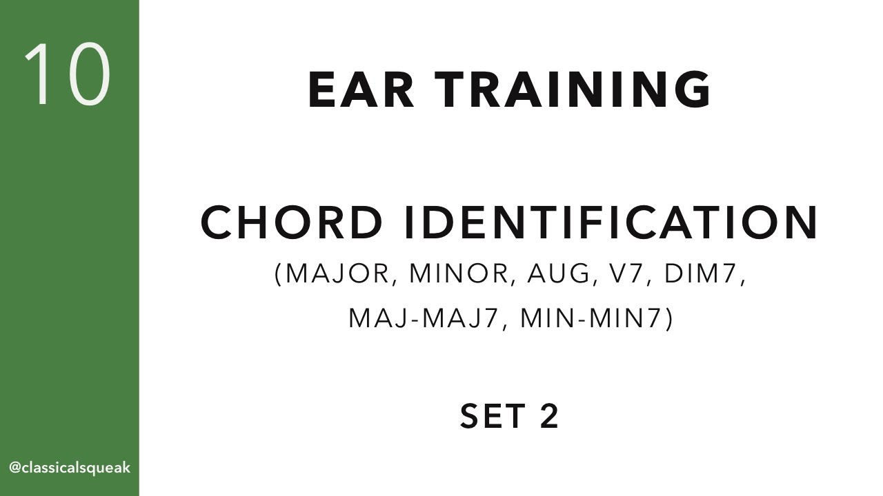 RCM Level 10 Chords (Ear Training - Major, Minor Four-Note, Aug, V7 ...