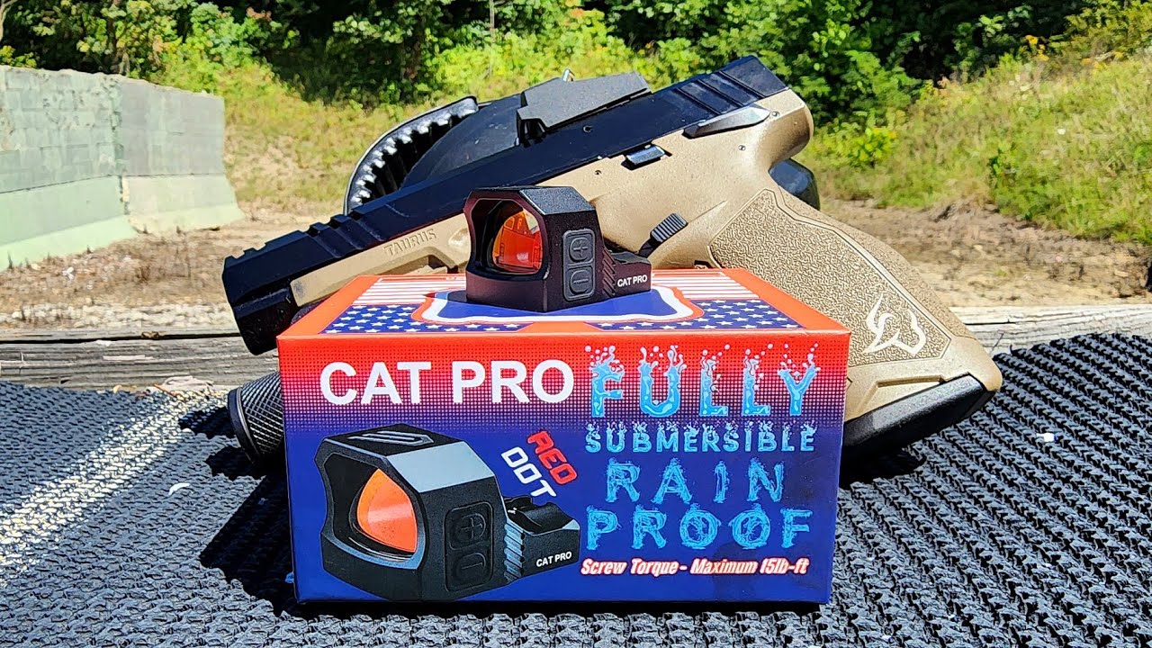 Cyelee Cat Pro Review & Shoot Pistol Red Dot RMSC - YouTube
