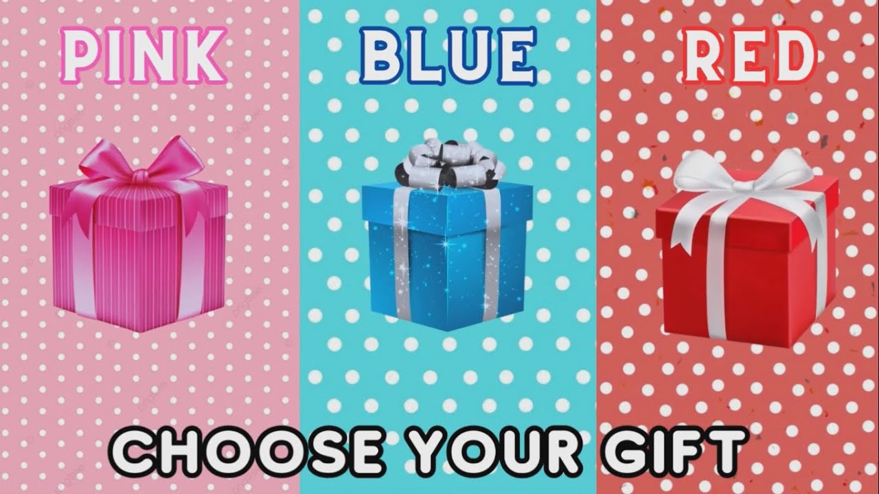 Choose your gift 3 gift box challenge 2 good 1 bad How lucky are you # ...