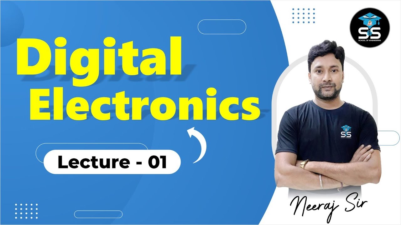 L-01 Introduction To Digital Electronics ️||Comprehensive Course||GATE ...