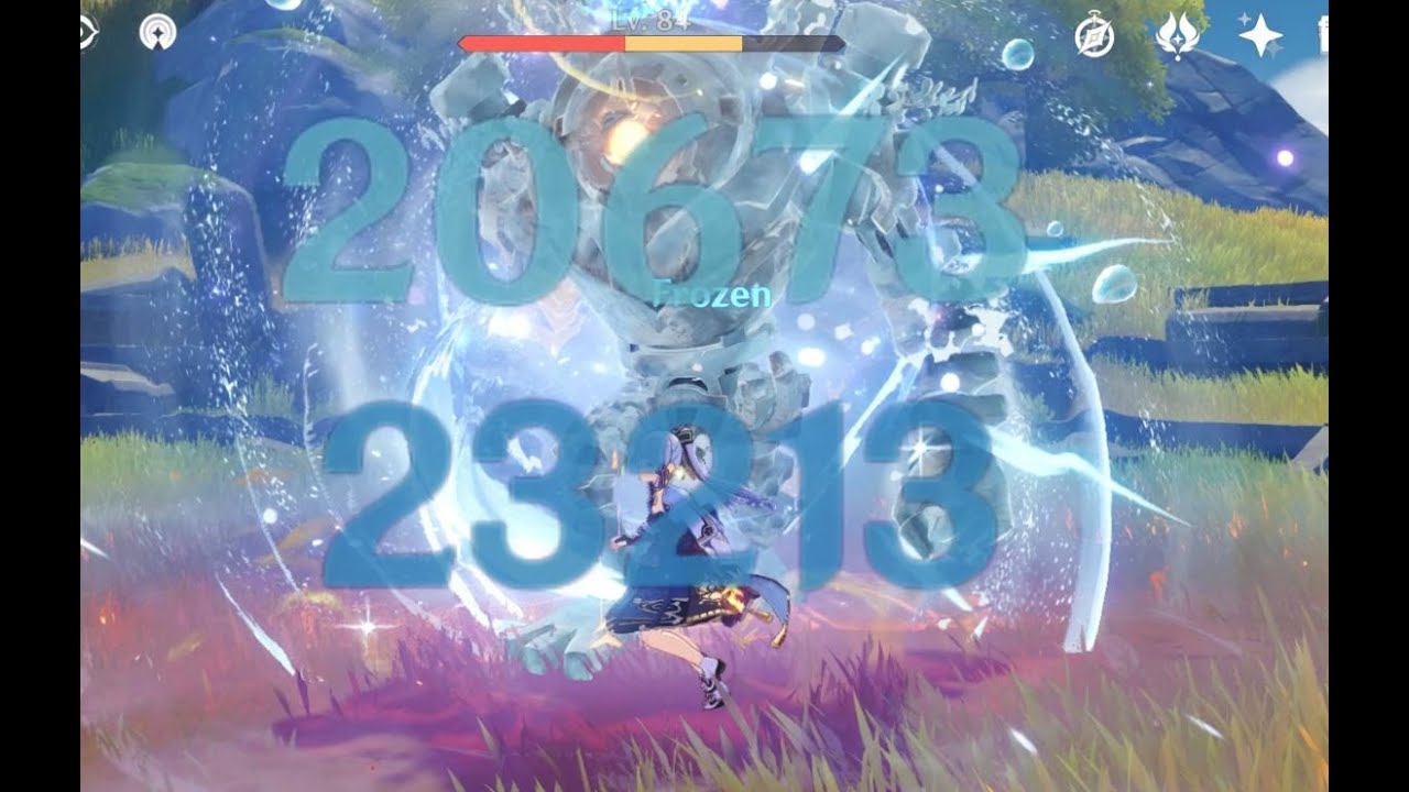 Ayaka 20k per burst tick !!! - YouTube