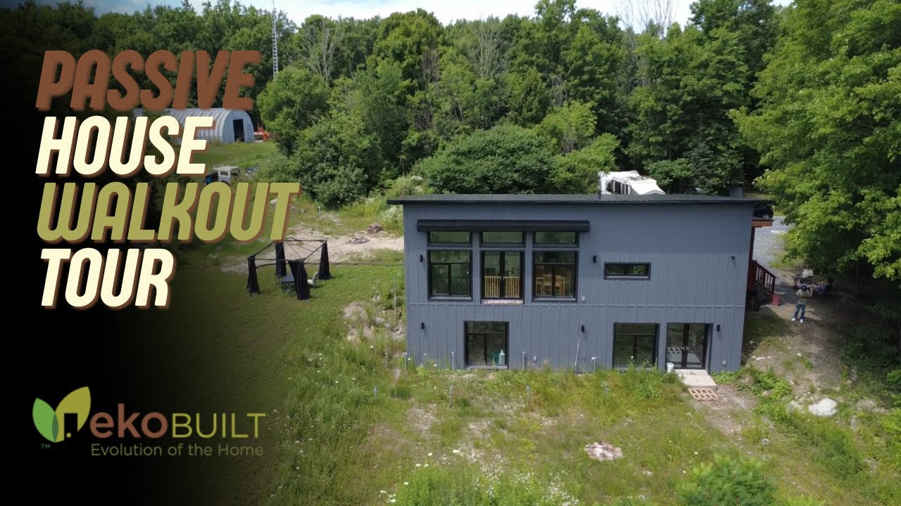 Inside a Passive House with Walkout Basement | EkoBuilt Home Tour - YouTube