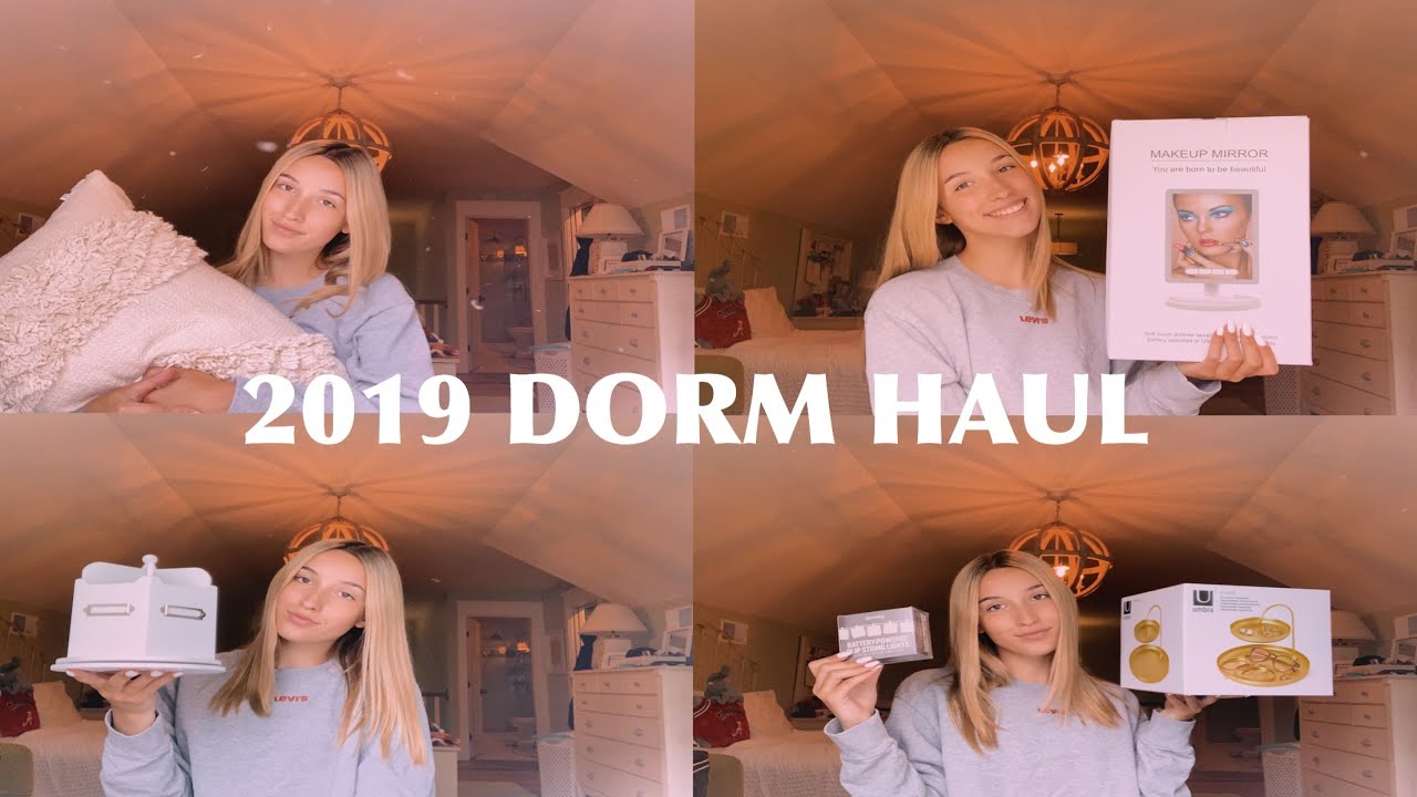 COLLEGE DORM HAUL 2019 - YouTube
