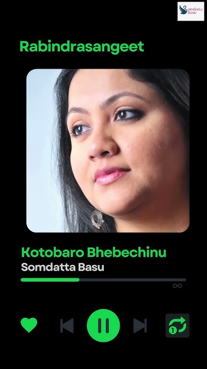 A tribute to Tagore | Kotobaro Bhebechinu | Somdatta Basu | Rabindrasangeet| Prem o Prakiti ...