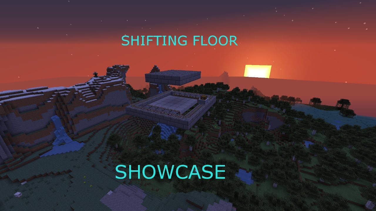 Minecraft Cheap and Efficient Shifting Floor Using Minecarts - YouTube