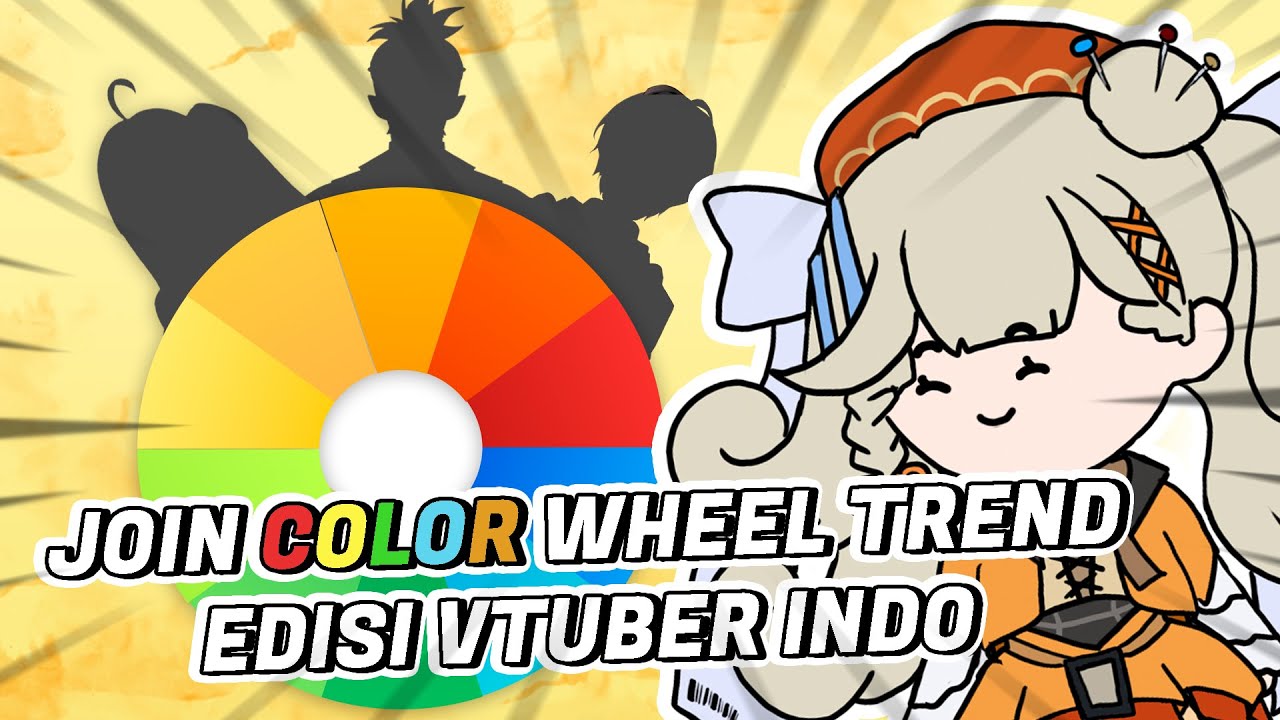 Join drawing trend color wheel - edisi vtuber indonesia【Drawing】 - YouTube