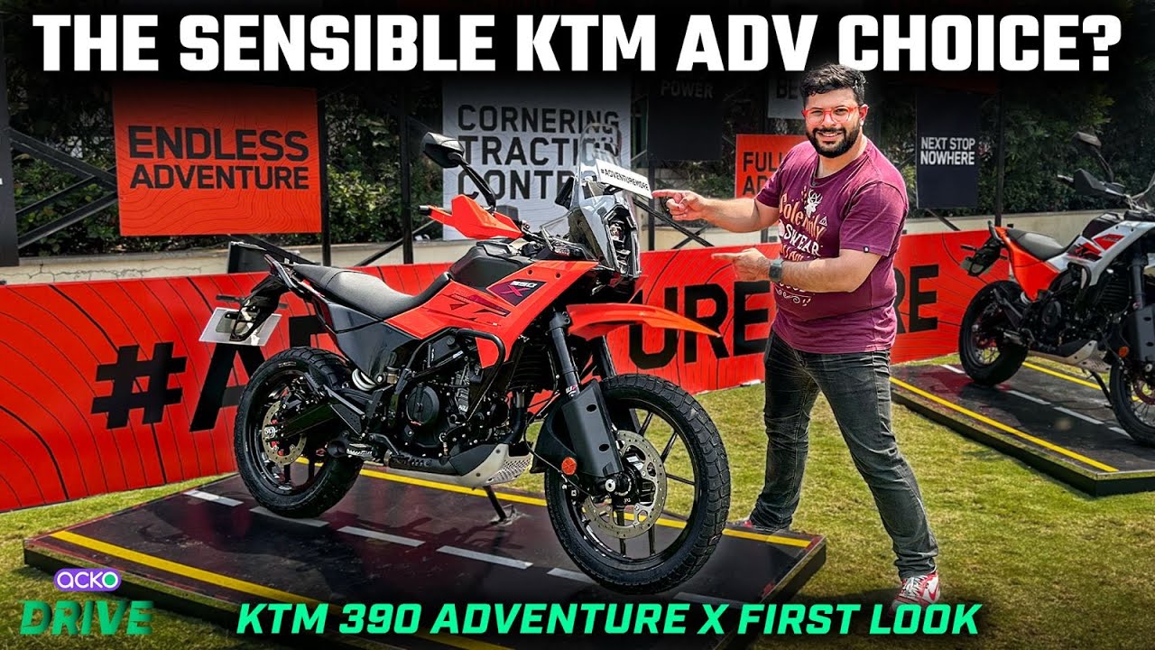 KTM 390 Adventure X First Look Video | Price, Specs, Features And More ...