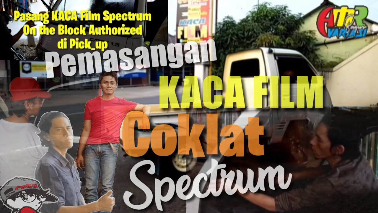 Pemasangan Kaca Film Coklat Spectrum "Mobil Pickup" - YouTube