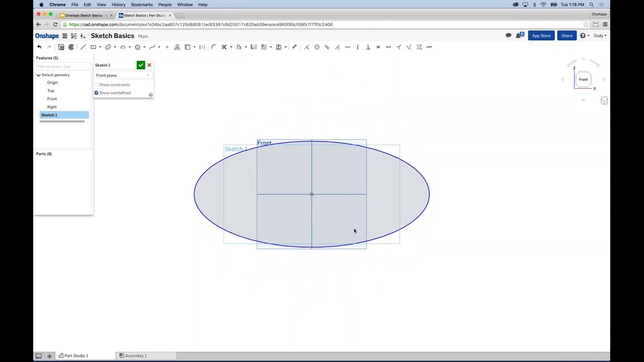 Onshape Sketch Basics | Webinar (May 24th, 2016) - YouTube