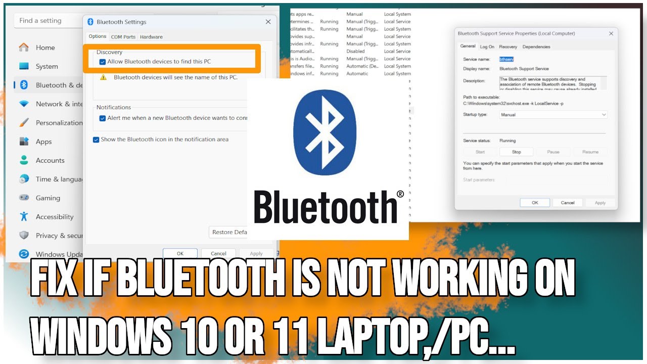 Fix Your Bluetooth Not Working On Windows 10 or 11Ultimate ...