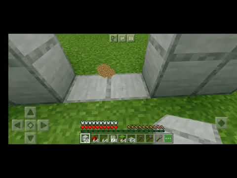 How to create a iron door in minecraft . - YouTube