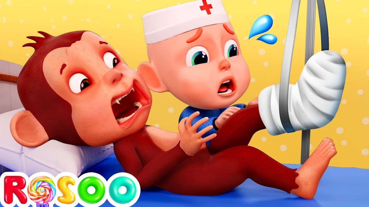 Monkey Got a Boo Boo - Boo Boo Song and More Rosoo Nursery Rhymes ...