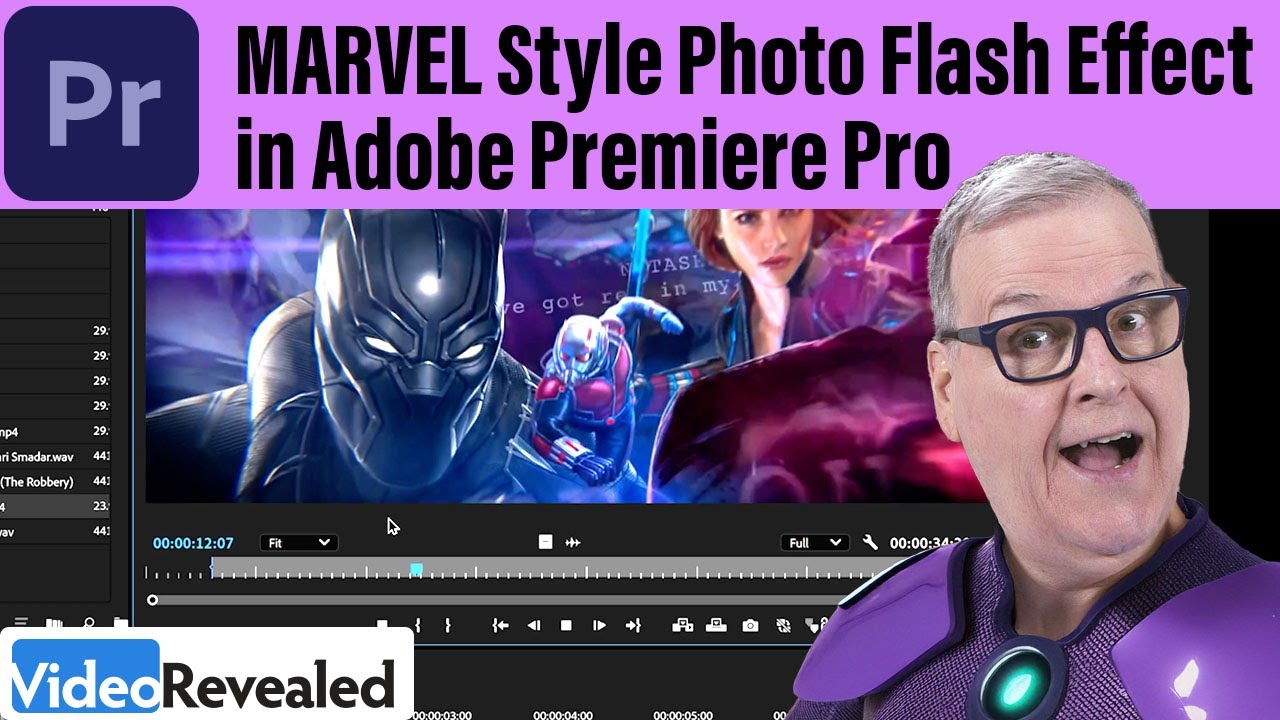 MARVEL Style Photo Flash Effect - YouTube