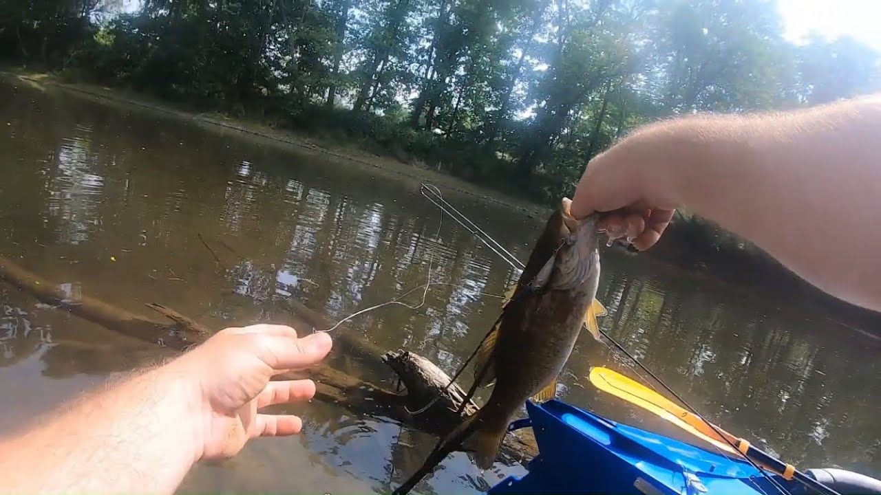 Finally Catching Fish on the Foldable Kayak by Tuktek - YouTube