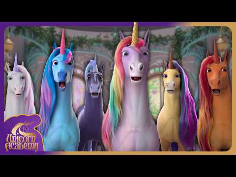 When you tell your Unicorn they can't go to the beach 😧😂 | Unicorn Academy | Cartoons for Kids