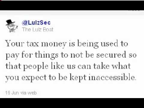 YTCracker #antisec - LulzSec in Their Own Words - YouTube