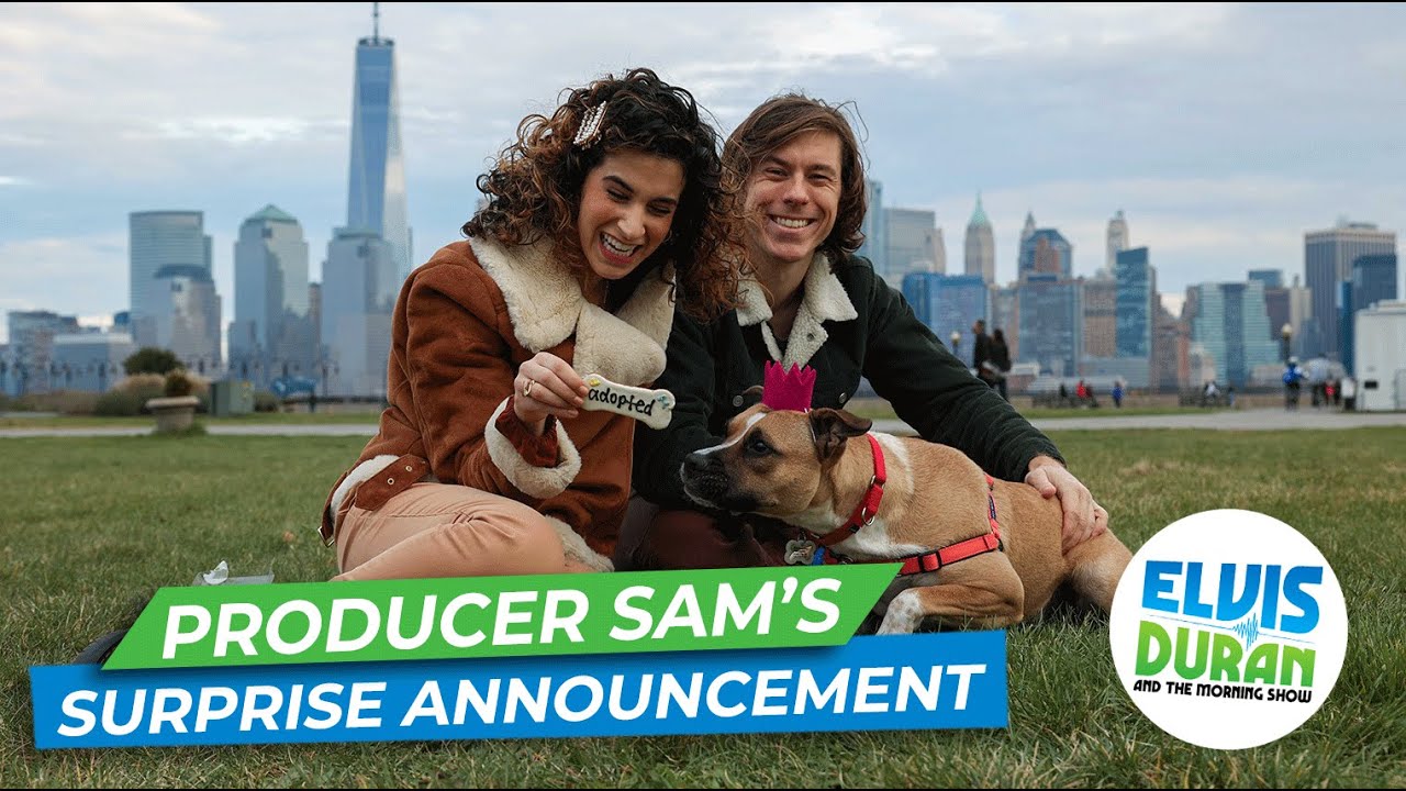 Producer Sam Makes A Surprise Announcement | Elvis Duran Exclusive ...