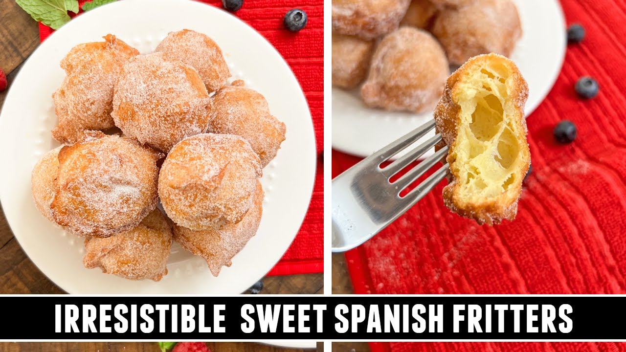 Sweet Spanish Fritters | IRRESISTIBLE Buñuelos de Viento Recipe - YouTube
