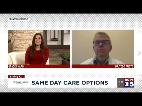 KCTV News | Same Day Care Options at Saint Luke's - YouTube