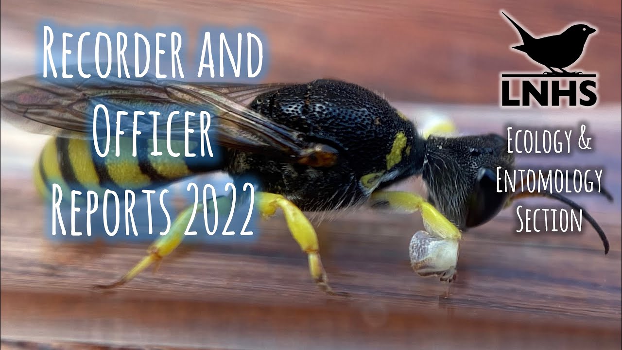 Ecology & Entomology Section Recorder Reports 2022 - YouTube