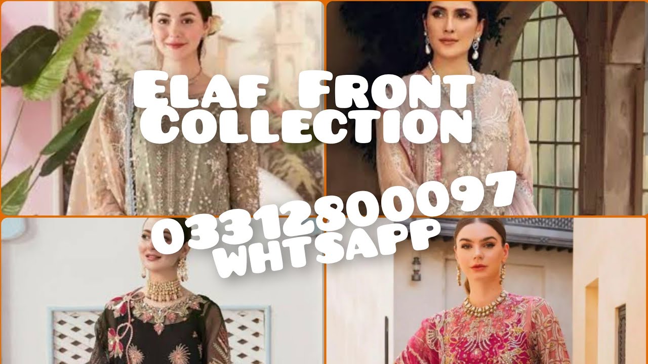 Stunning Beautiful Luxury Elaf Front,maxi Collection #elafpremium - YouTube