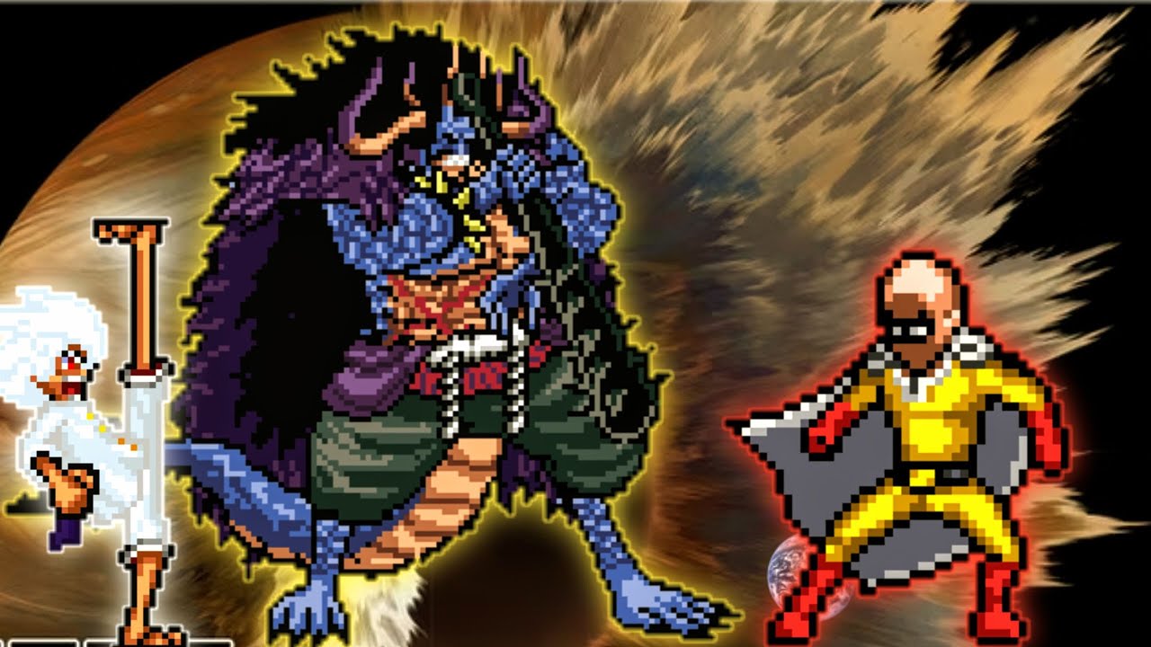 Hybrid Kaido Form V2(New) & TC Luffy OP Buff VS Accurate Saitama OP in ...