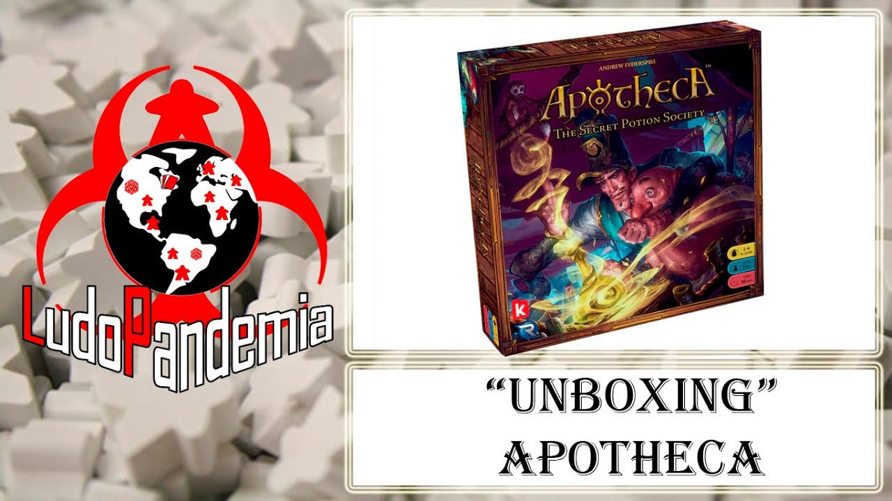 LudoPandemia: Apotheca - Unboxing - YouTube