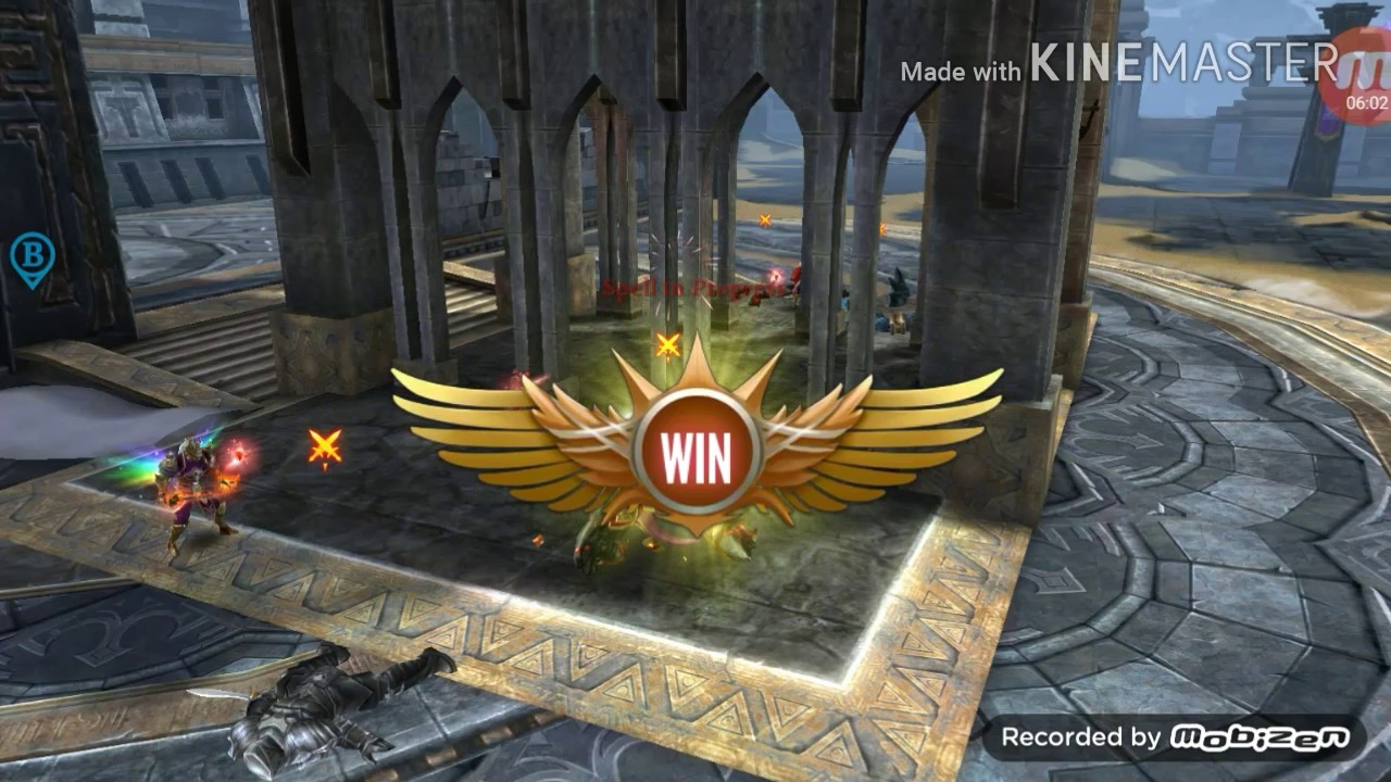 Battlefield mage action oac2 - boss wins the match - YouTube
