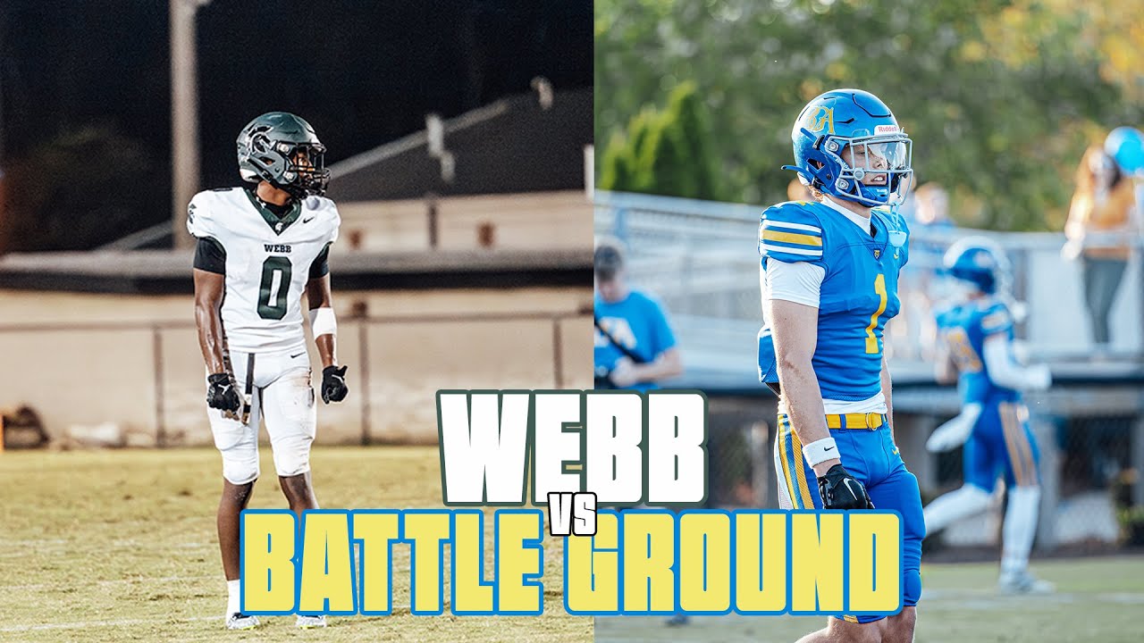 FOOTBALL IS BACK!!! Webb (TN) vs Battle Ground Academy (TN) QB1 WENT ...
