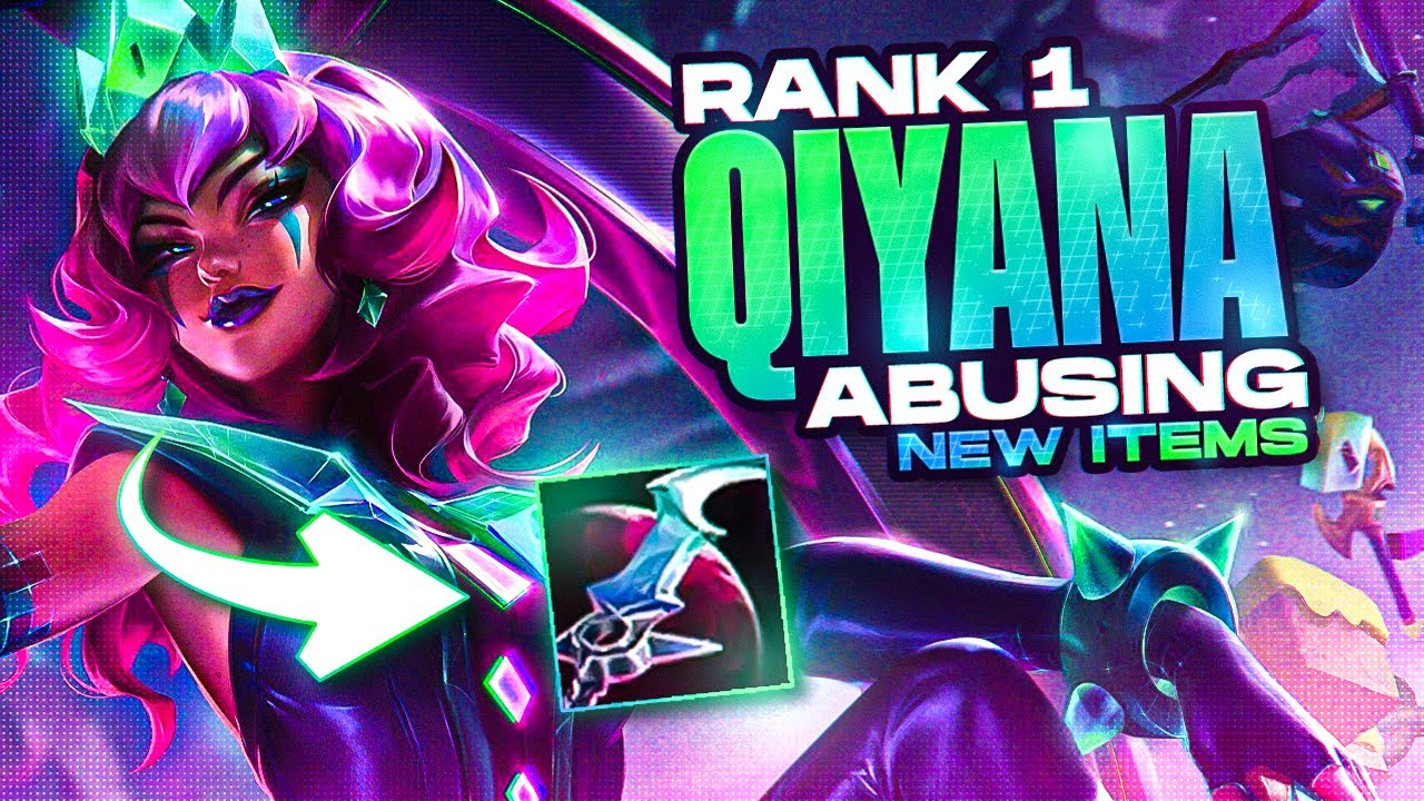 1800LP Qiyana is SMURFING with a new build on the CHINESE SUPER SERVER ...